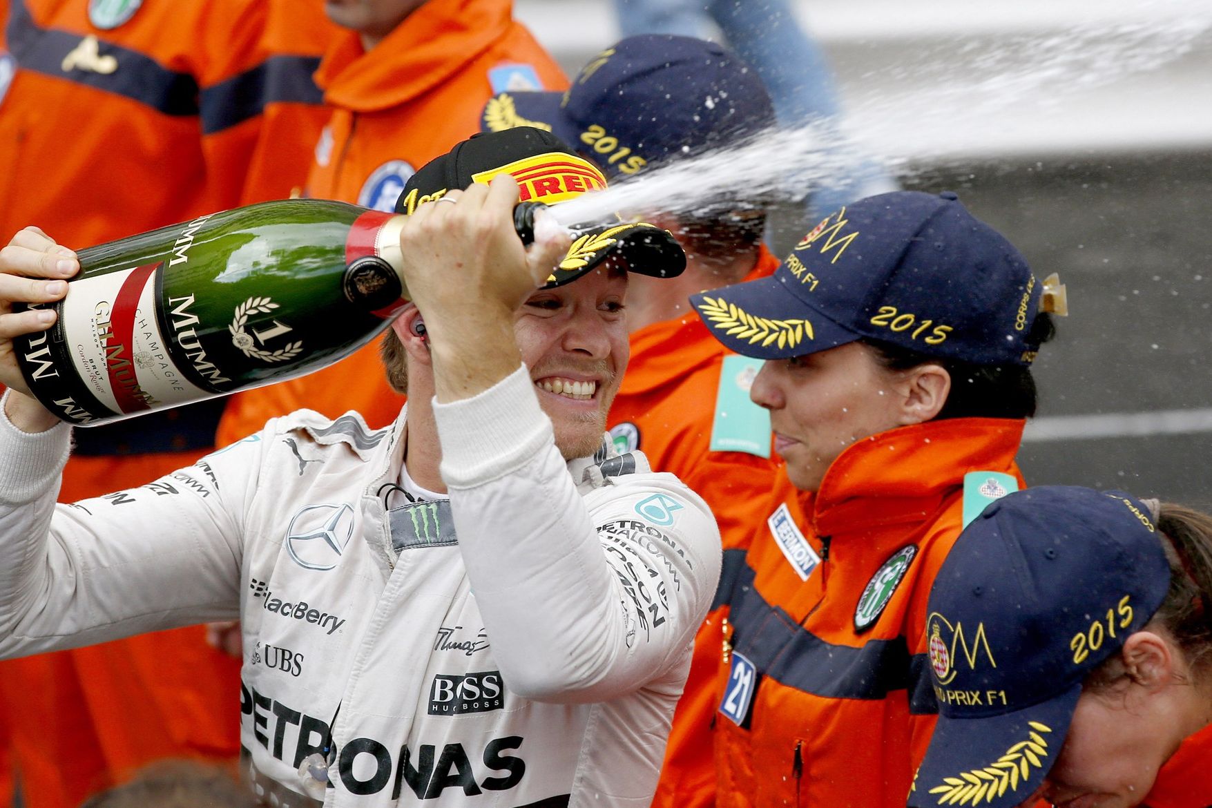 Race Car Driver Sprays Champagne at Harold Spence blog